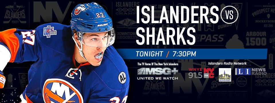 New York Islanders vs. San Jose Sharks | Barclays Center