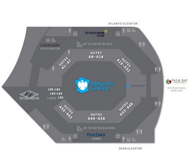 Concourse Map | Barclays Center